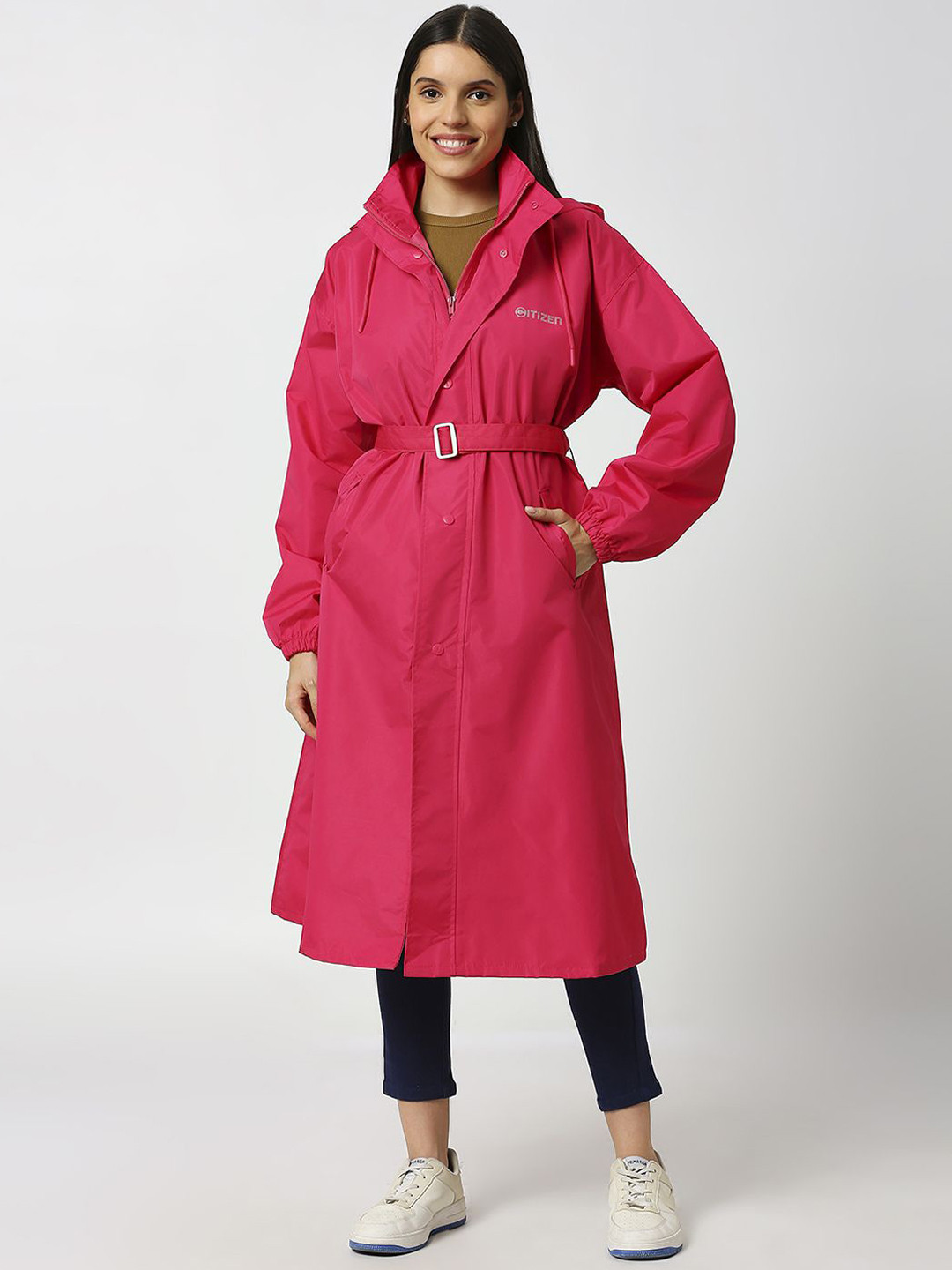 Buy Classics Rubberised Hooded Rain Jacket - Rain Jacket for Women ...