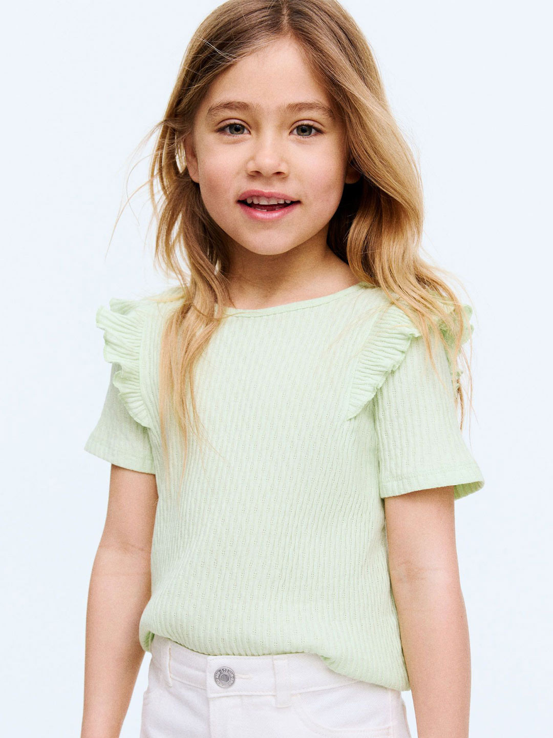 Buy H&M Women Round Neck Cotton Top - Tops for Girls 33460947 | Myntra