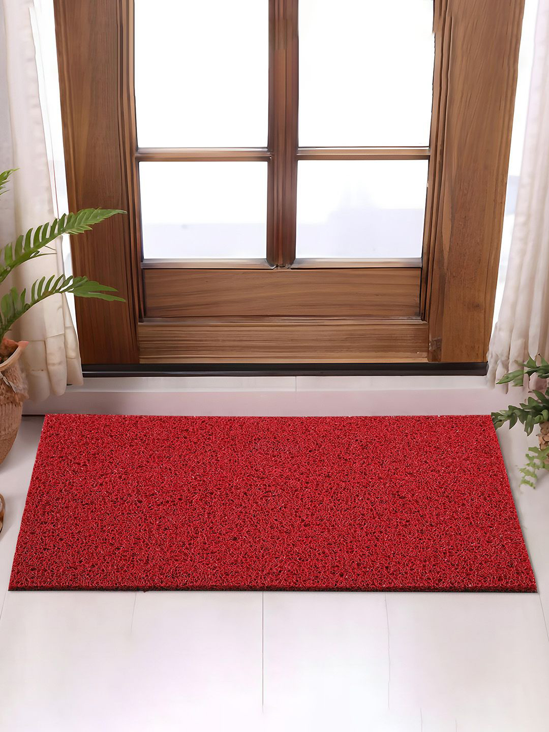 Buy Kuber Industries Red Water Absorbing Door Mat - Doormats for Unisex ...