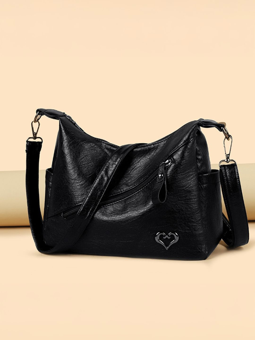 Buy CORSICA Textured PU Structured Shoulder Bag - Handbags for Women ...