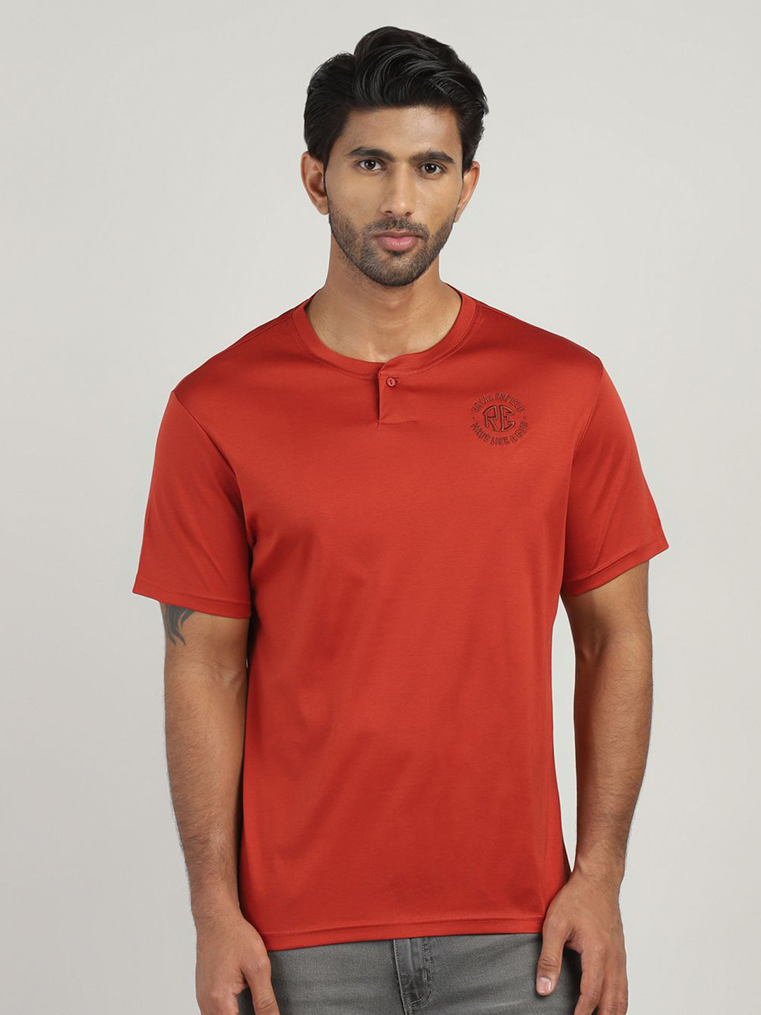 Buy Royal Enfield Henley Neck T Shirt - Tshirts for Men 33496460 | Myntra