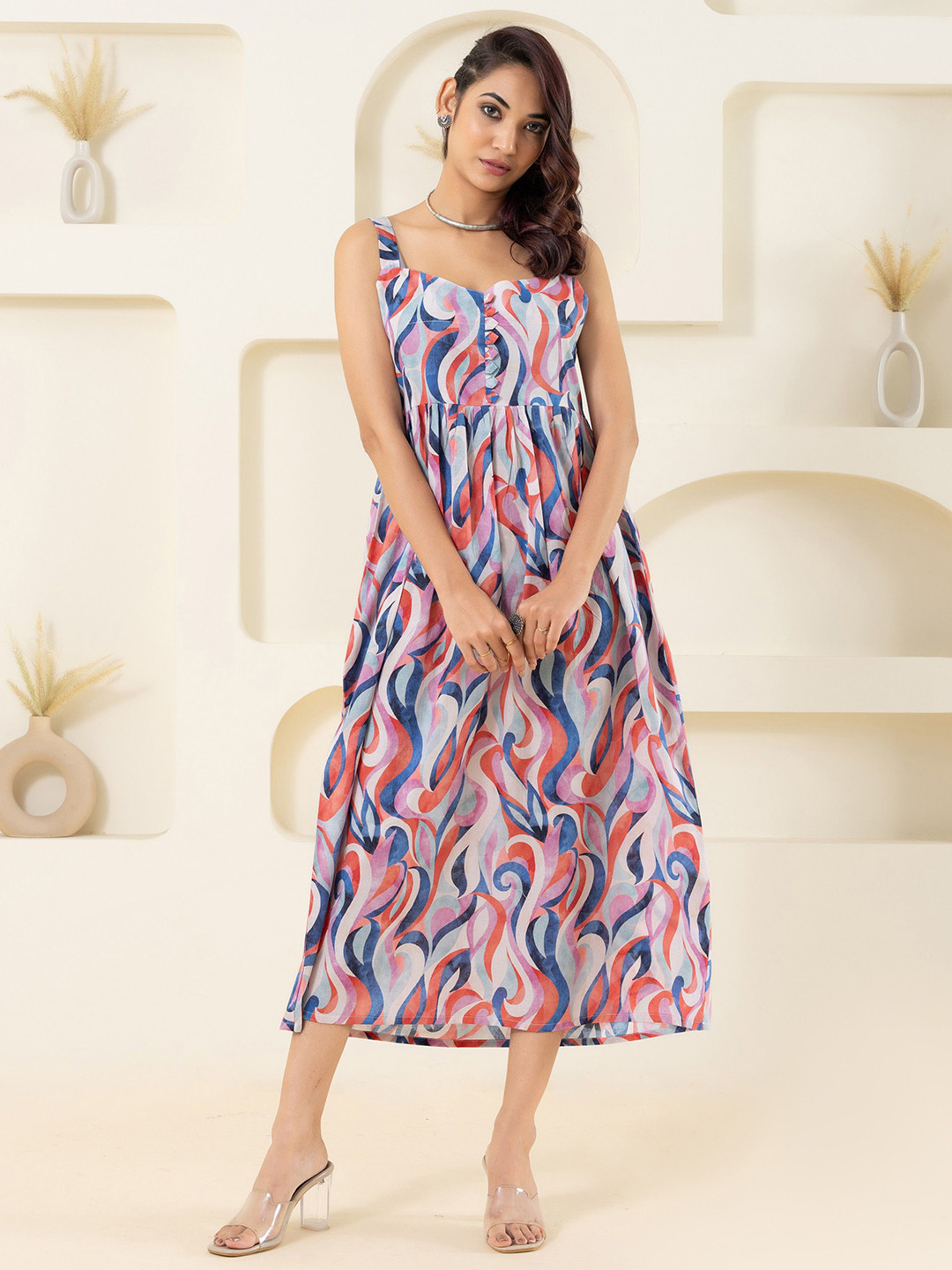 Buy Moda Rapido Print Maxi Dress - Dresses for Women 33481597 | Myntra