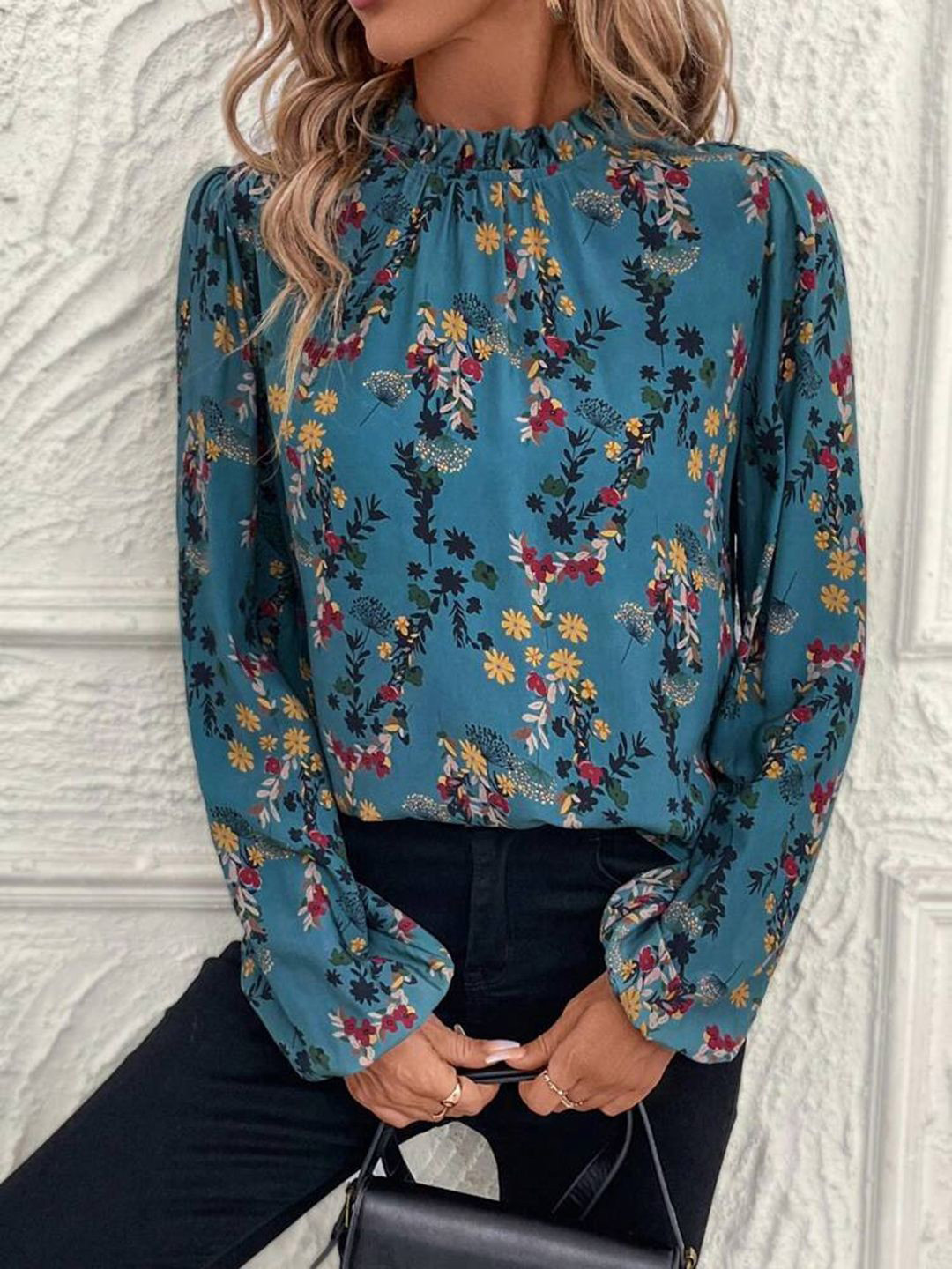 Buy DressBerry High Neck Printed Tunic - Tunics for Women 33492164 | Myntra