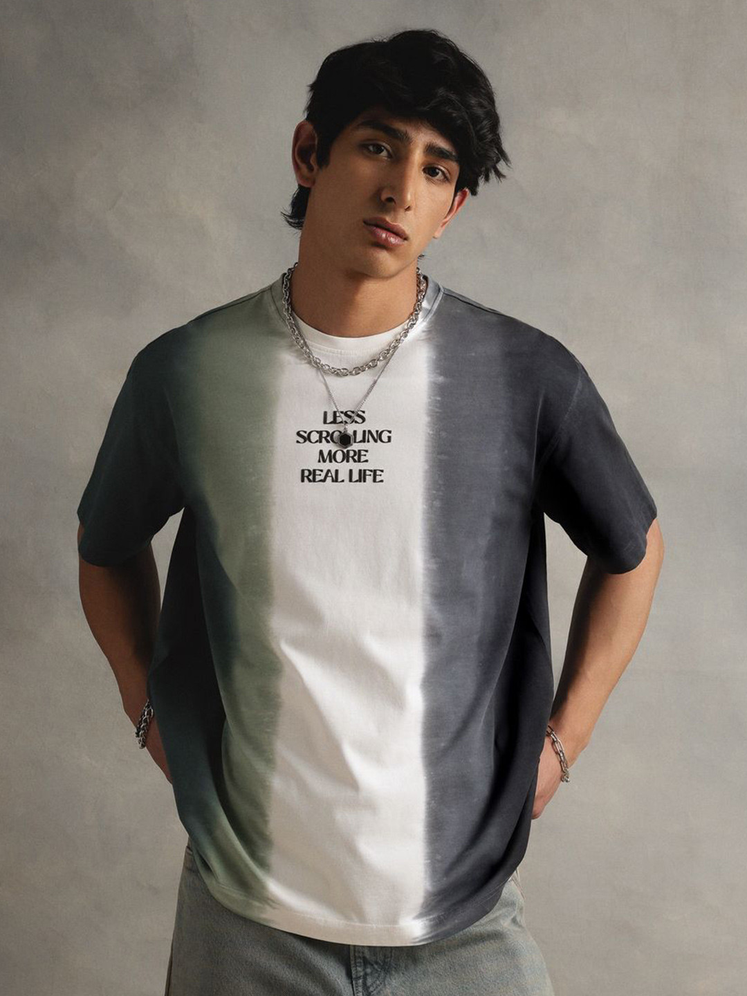 Buy H&M Colour Block Printed T Shirt - Tshirts for Men 33489099 | Myntra