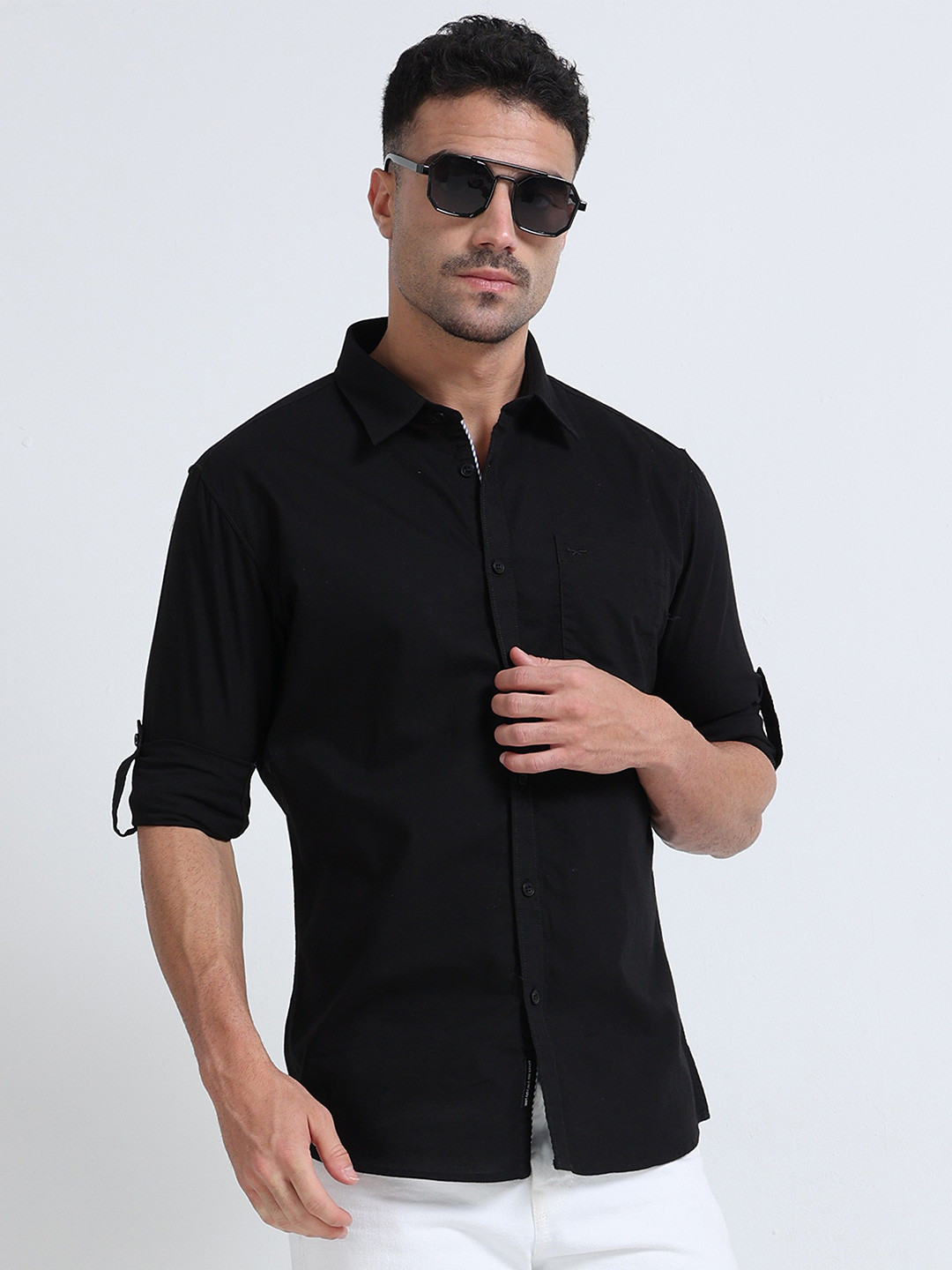 Buy RIGS AND RAGS Men Comfort Opaque Casual Shirt - Shirts for Men ...