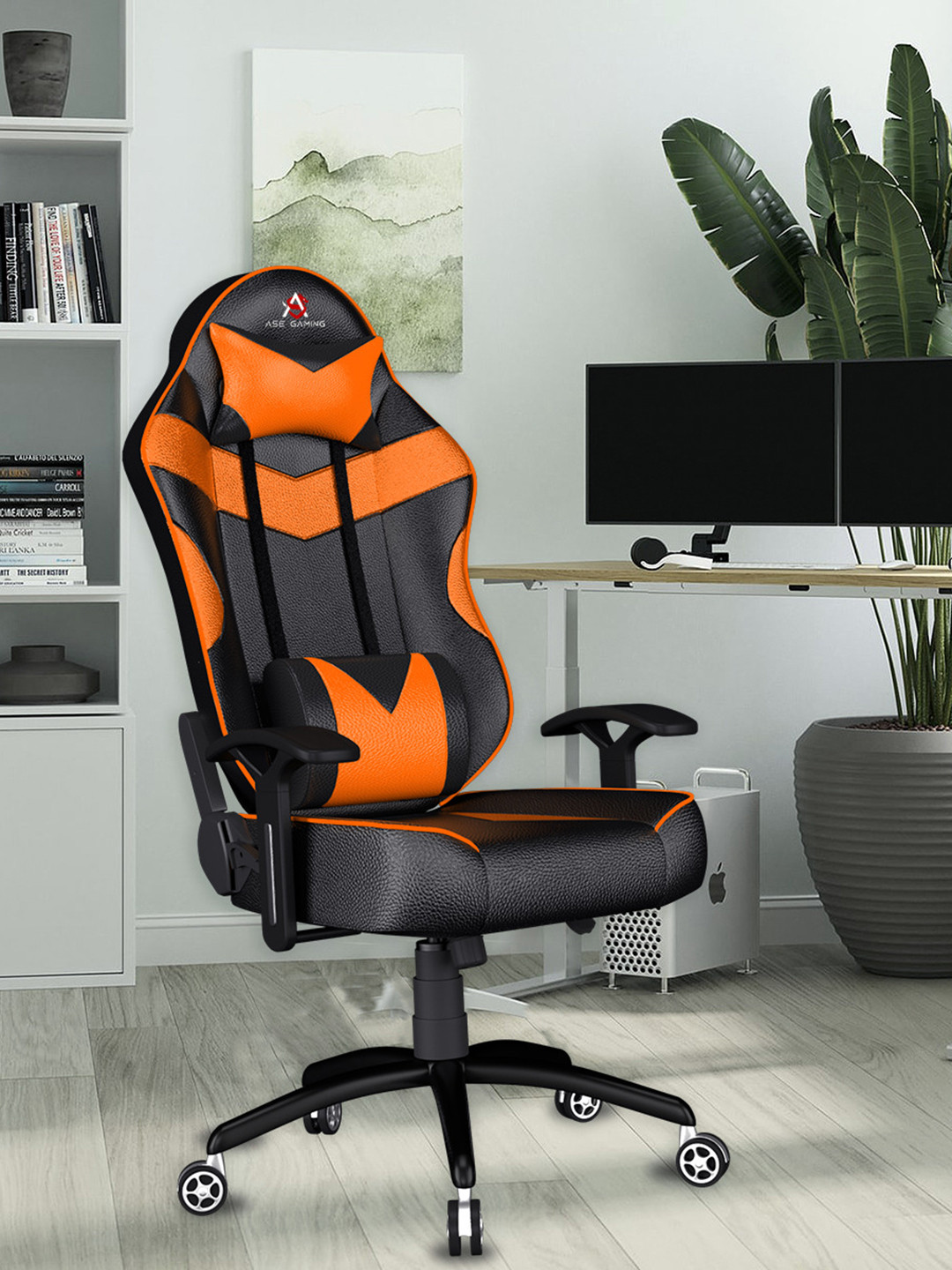 Buy ASE GAMING Orange Infinity Series Footrest Neck & Lumbar Pillow ...