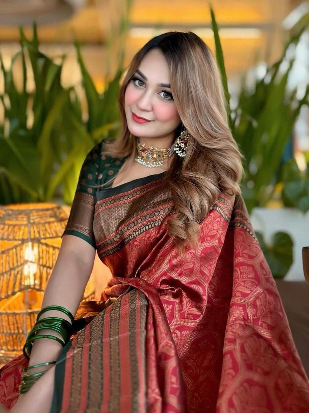 Buy SHOP DROP Woven Design Zari Pure Silk Mysore Silk Saree - Sarees ...