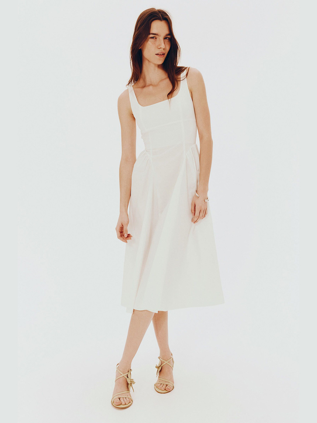 Buy H&M Tie Back Poplin Dress - Dresses for Women 33517521 | Myntra