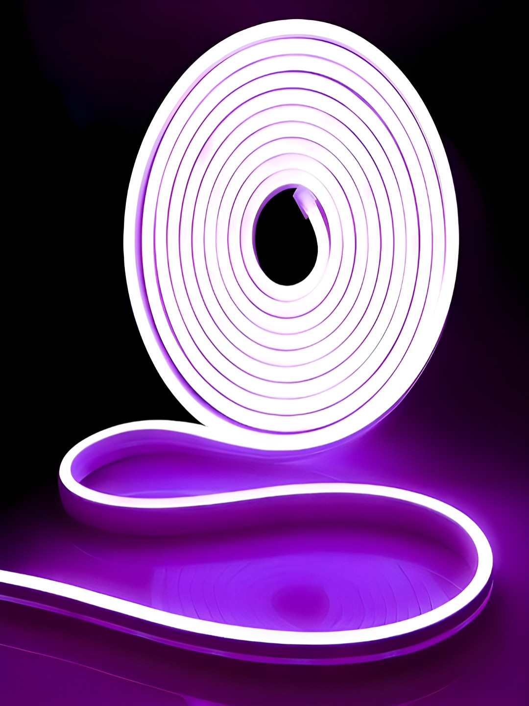 Buy KAVYARA Purple Rope Shape Neon String Lights - String Lights for ...