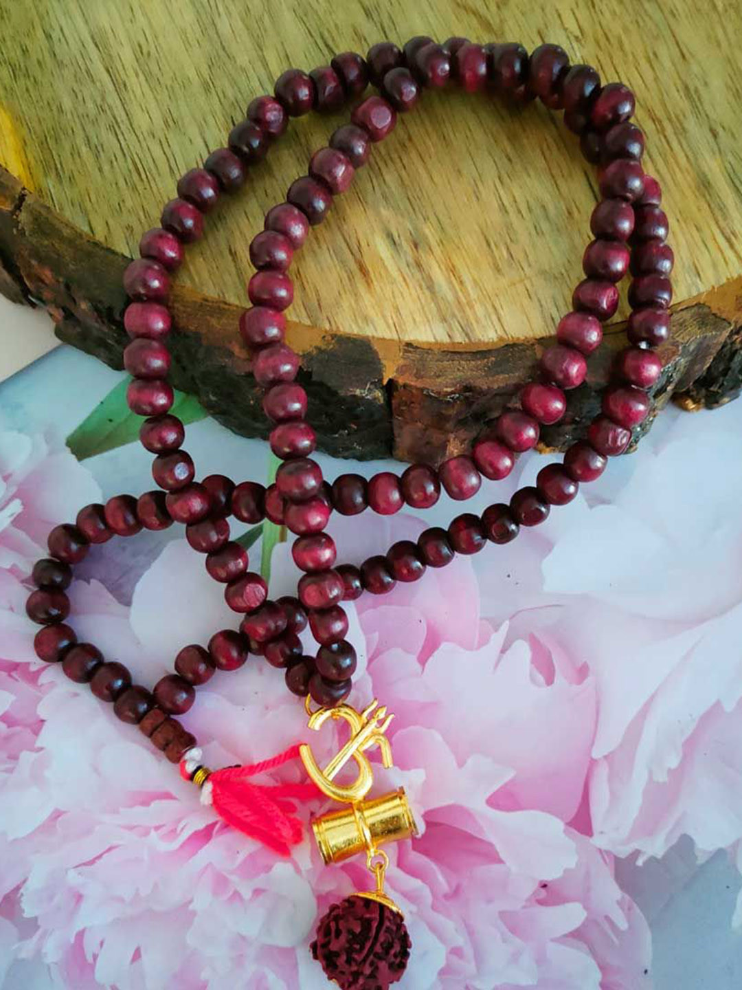 Buy M Men Style Men Stainless Steel Gold Plated Artificial Beaded Shiv ...