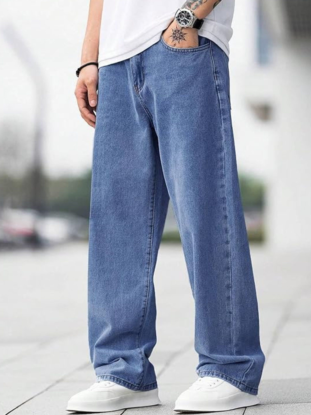 Buy FABRIPPLE Men Mid Rise Low Distress Jeans - Jeans for Men 33545160 ...