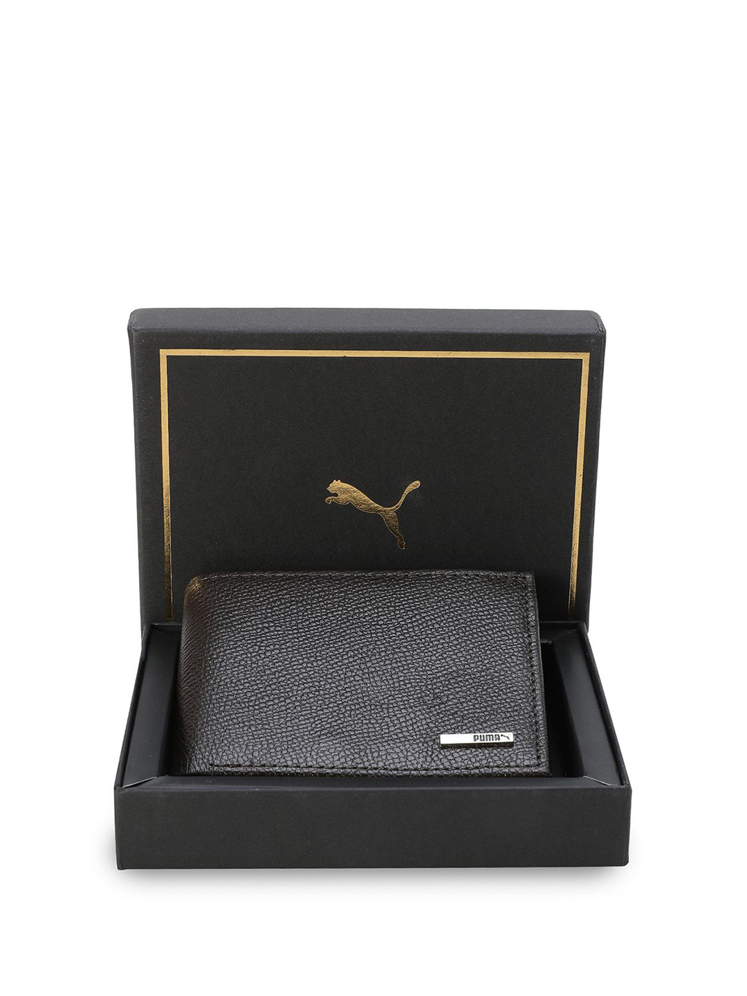 Buy Puma Men RFID Brand Logo Leather Two Fold Wallet - Wallets for ...