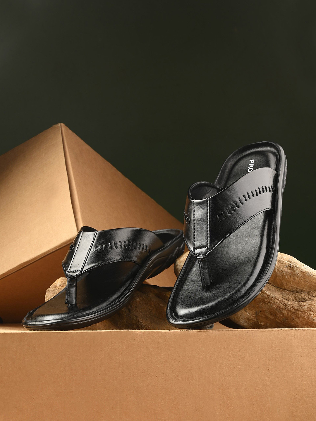 Buy Provogue Men PU Comfort Sandals - Sandals for Men 32600654 | Myntra