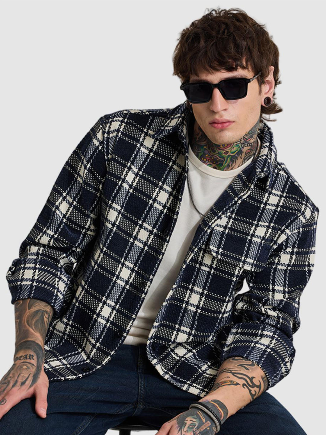 Buy Snitch Men Checked Tailored Jacket - Jackets for Men 32722536 | Myntra