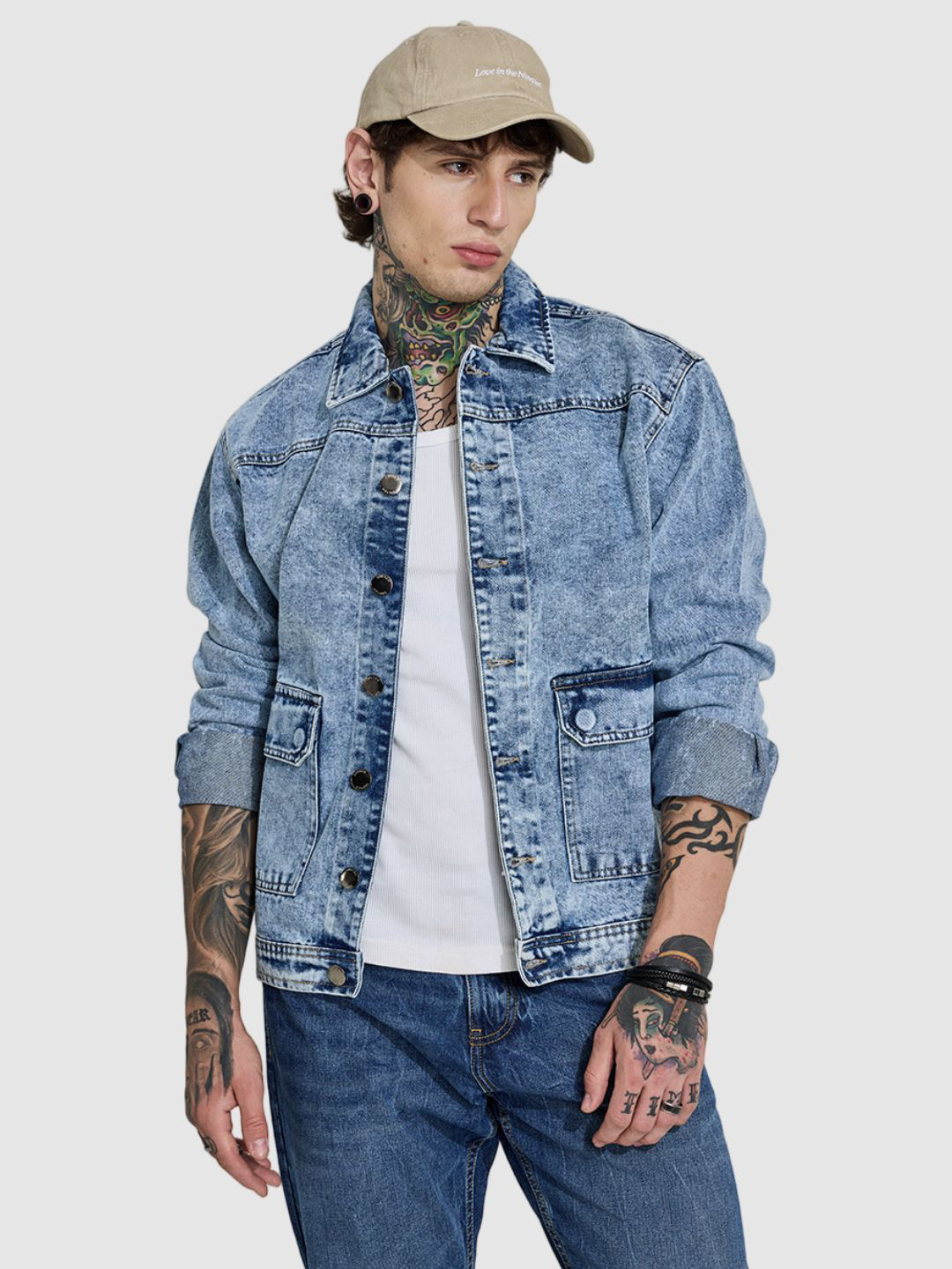 Buy Snitch Men Denim Jacket - Jackets for Men 32722525 | Myntra