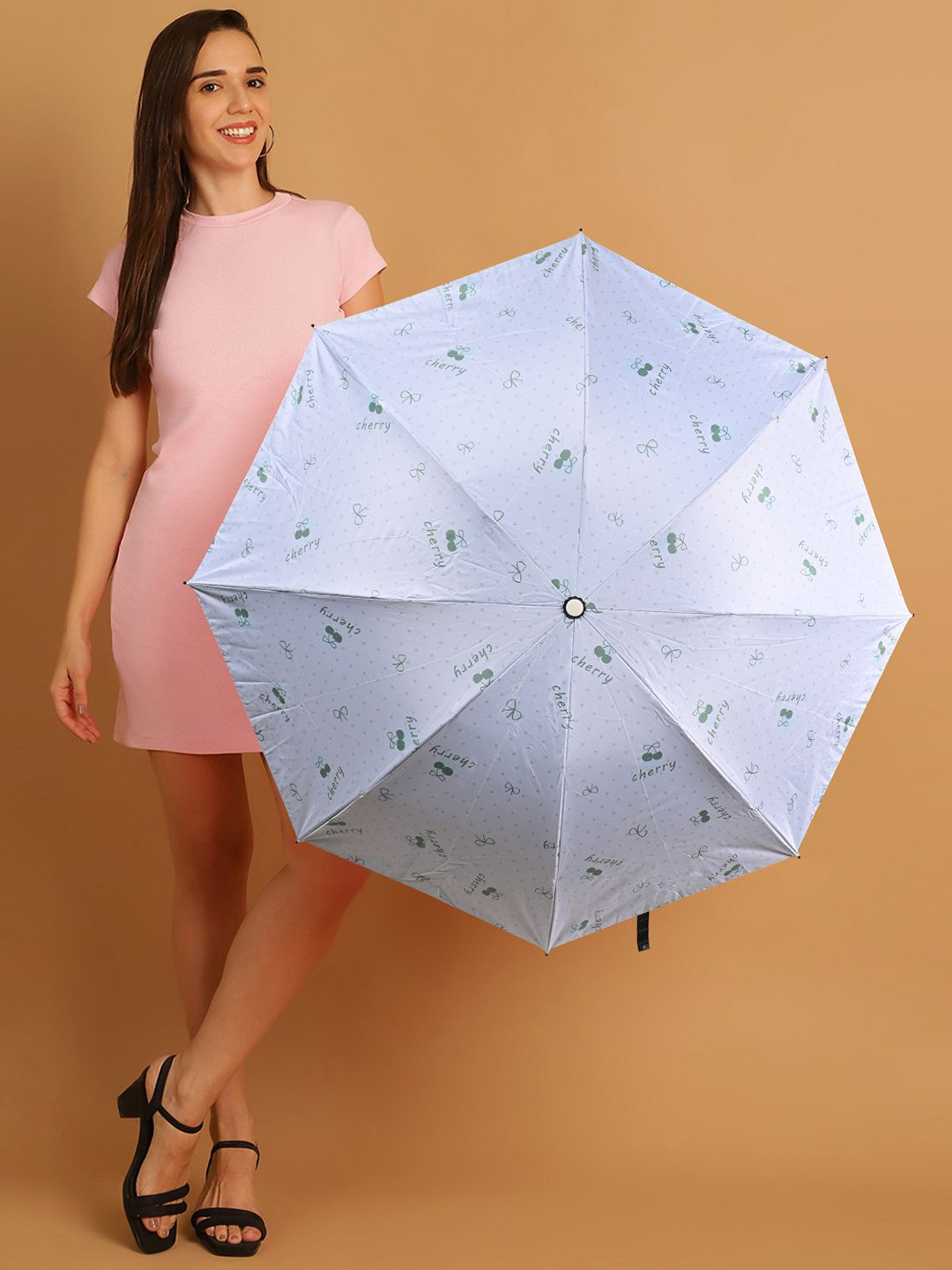 Buy LOOM LEGACY Manual 3 Fold Quirky Printed Sun & UV Rays Protective ...