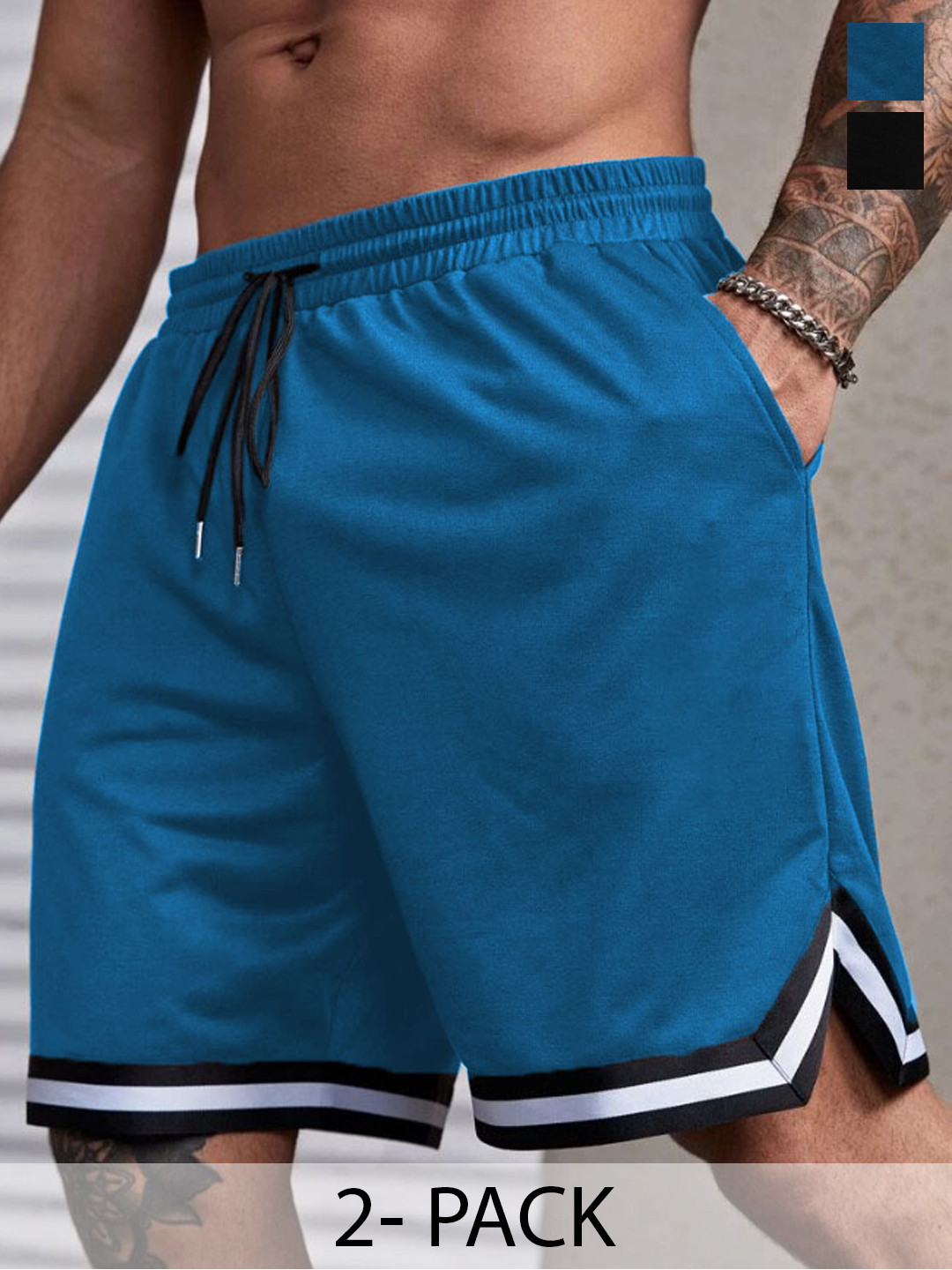 Buy Culish Men Pack Of 2 High Rise Sports Shorts - Shorts for Men 32582162 | Myntra