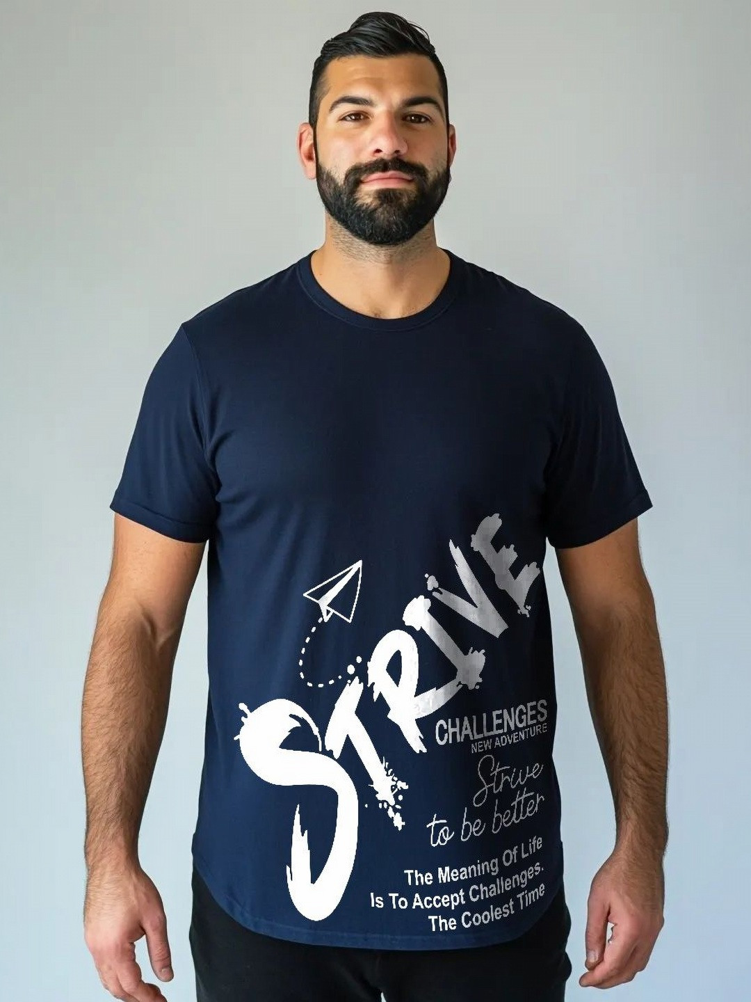 Buy Toodle Plus Men Plus Size Cotton Printed T Shirt - Tshirts for Men ...