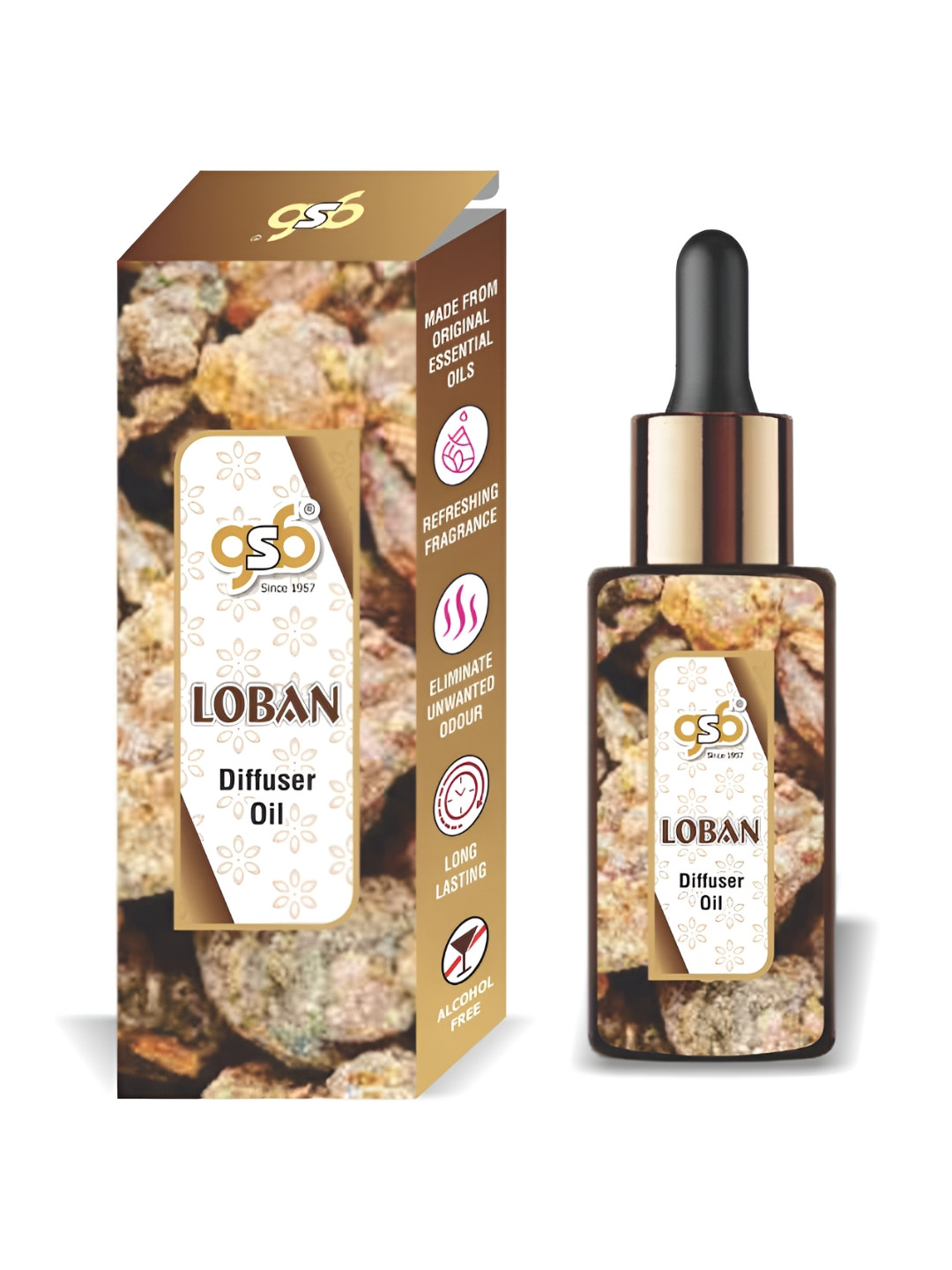 Buy GSB Transparent Loban Diffuser Oil 15 Ml - Aroma Oils for Unisex ...