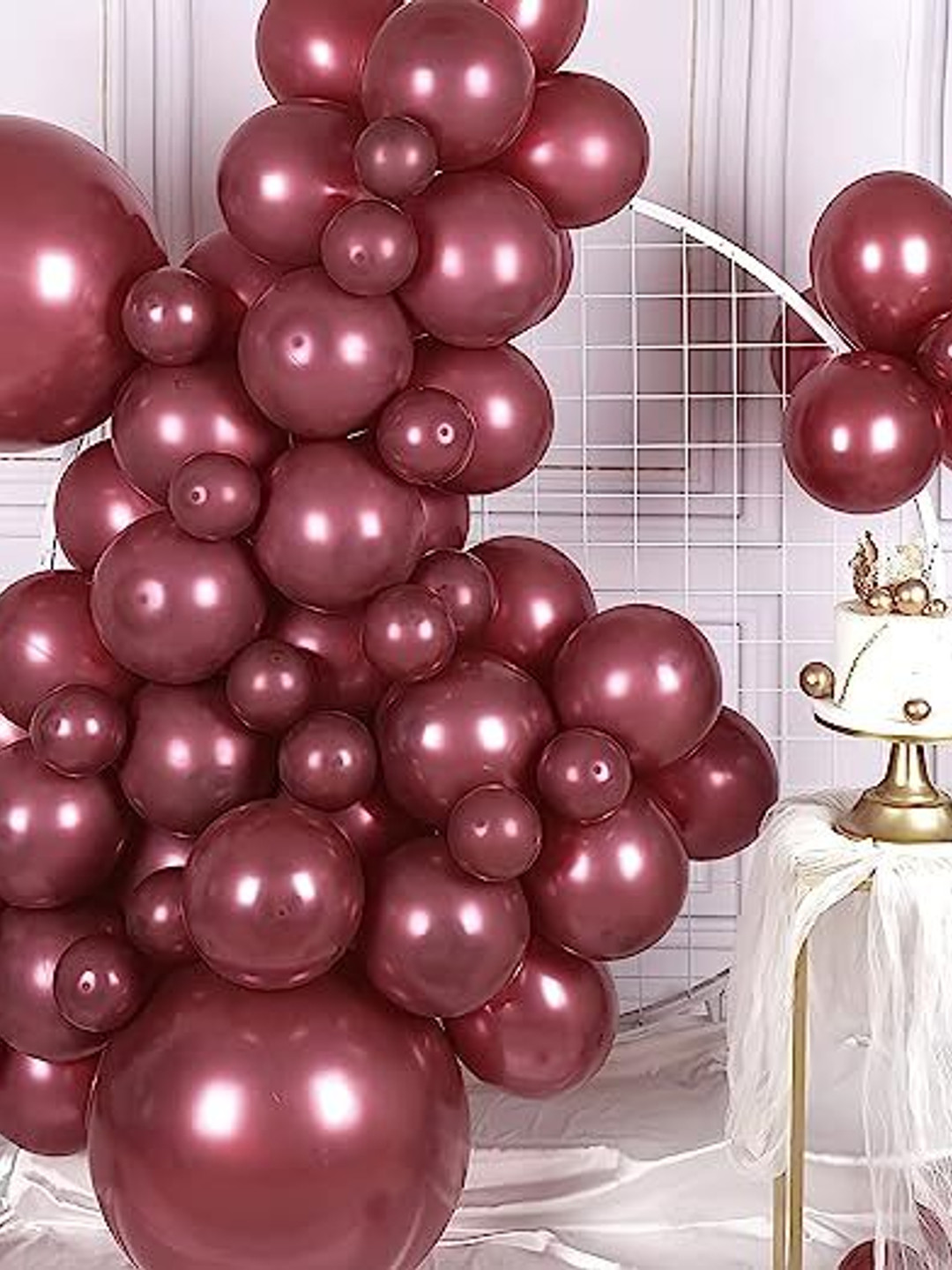 Buy Special You Maroon 50 Pcs Birthday Decoration Balloons - Festive ...