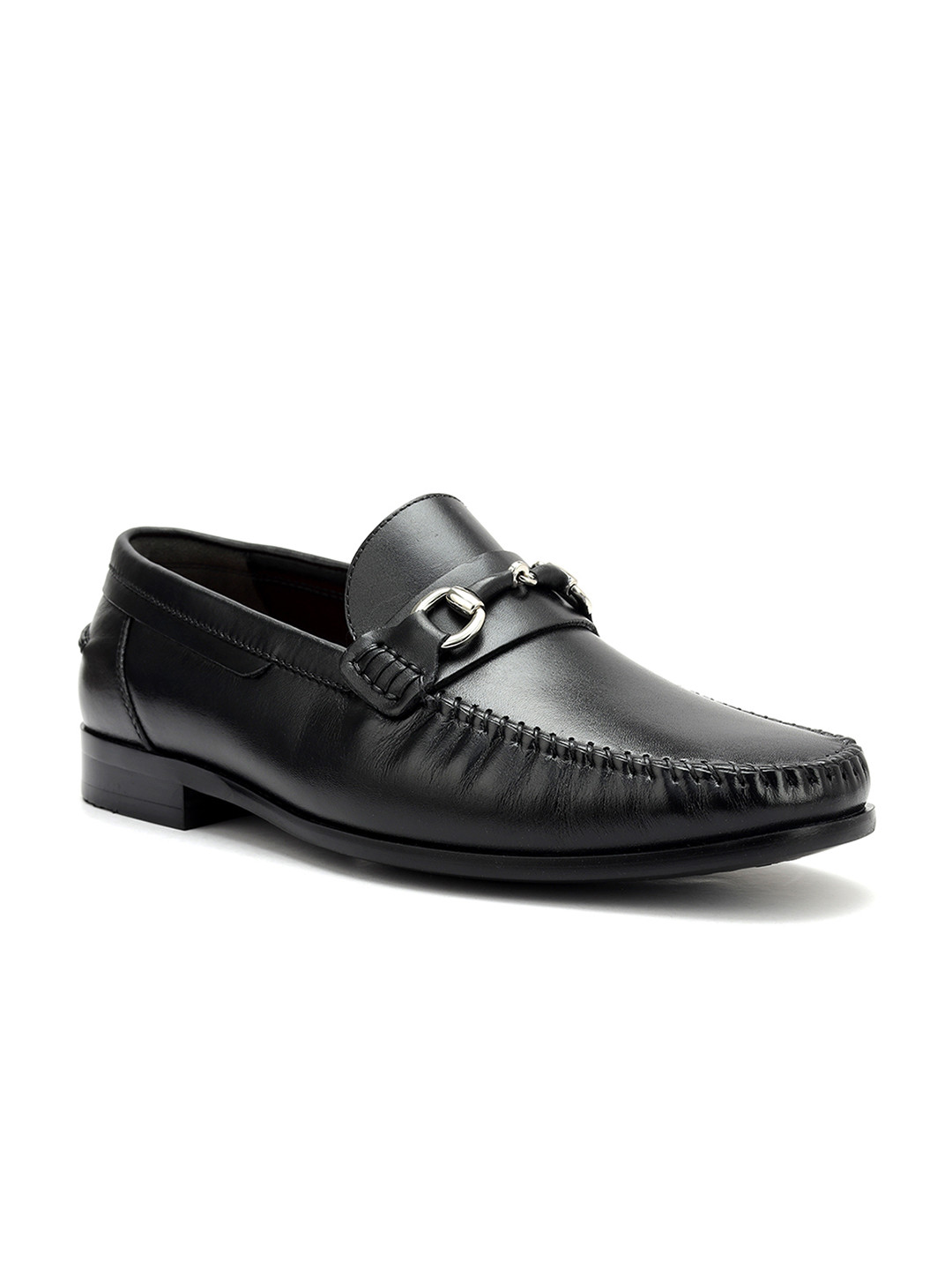 Buy ROSSO BRUNELLO Men Leather Round Toe Formal Loafers - Formal Shoes ...
