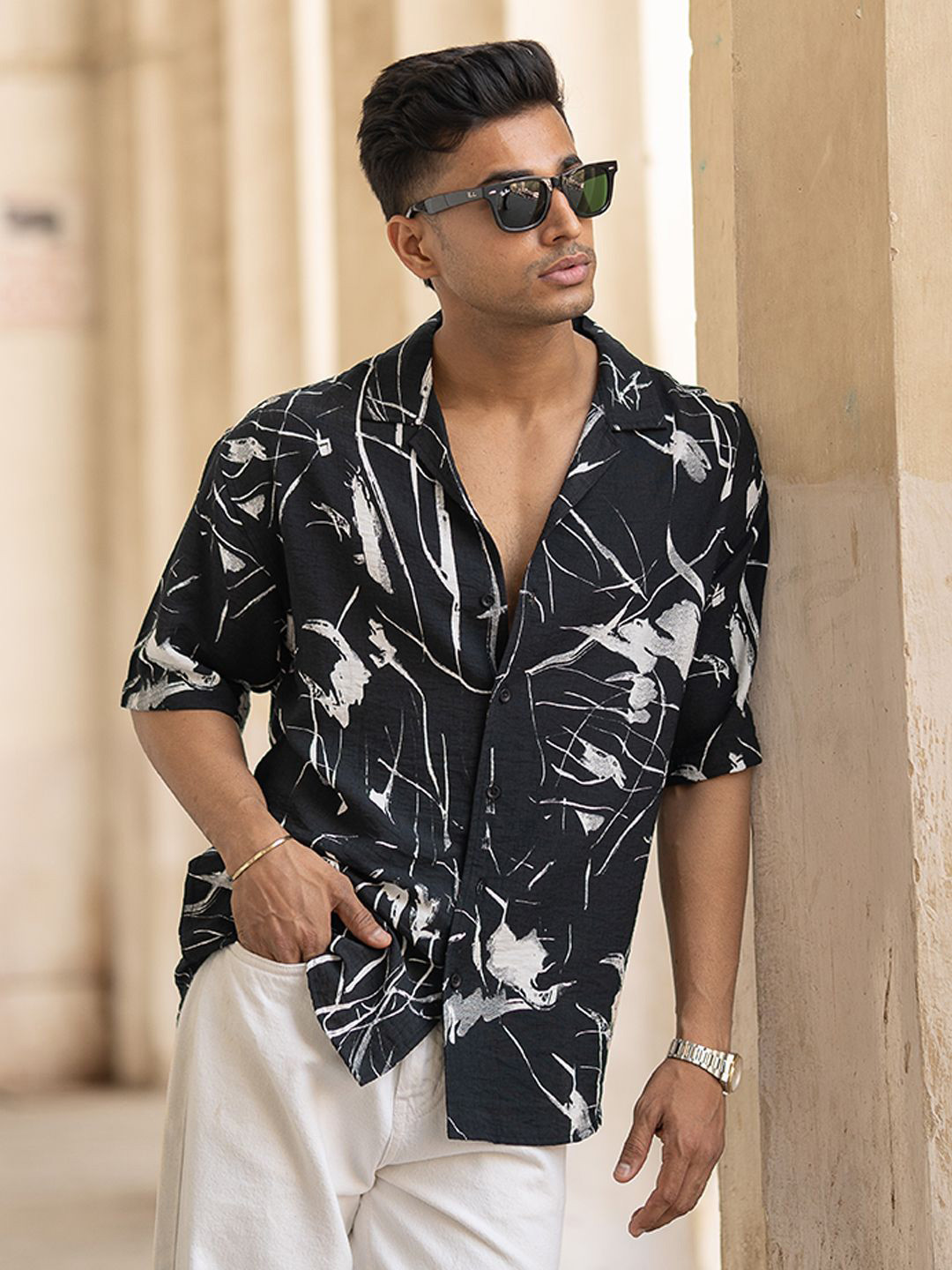 Buy Powerlook Men Opaque Printed Casual Shirt - Shirts for Men 32854050 ...