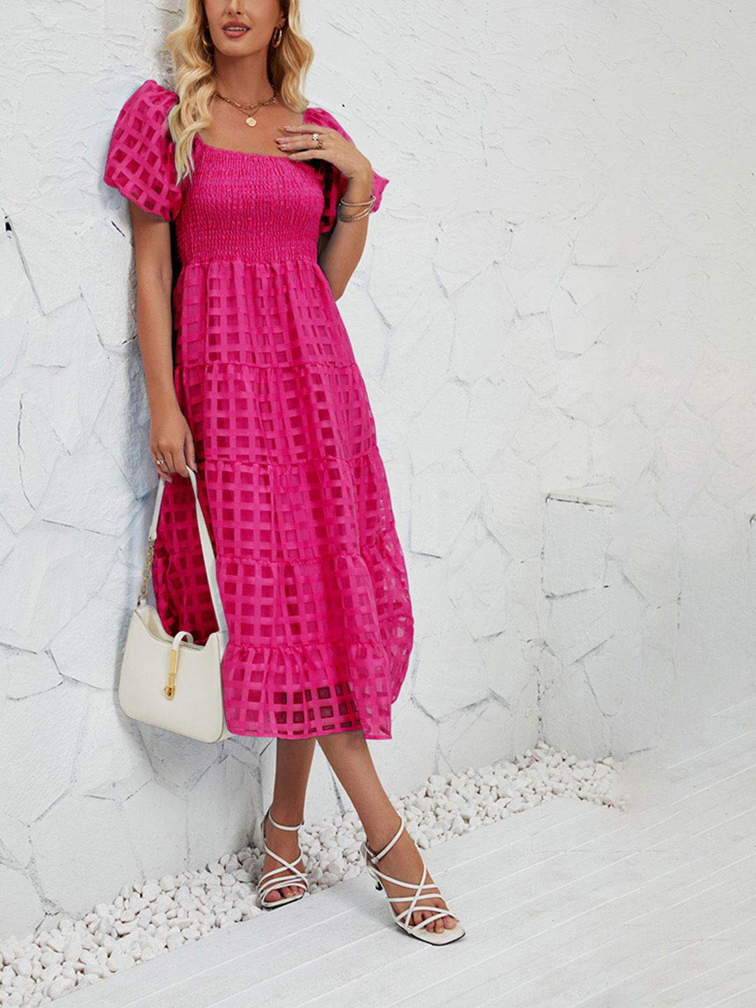 Buy JC Mode Empire Midi Dress - Dresses for Women 32857269 | Myntra