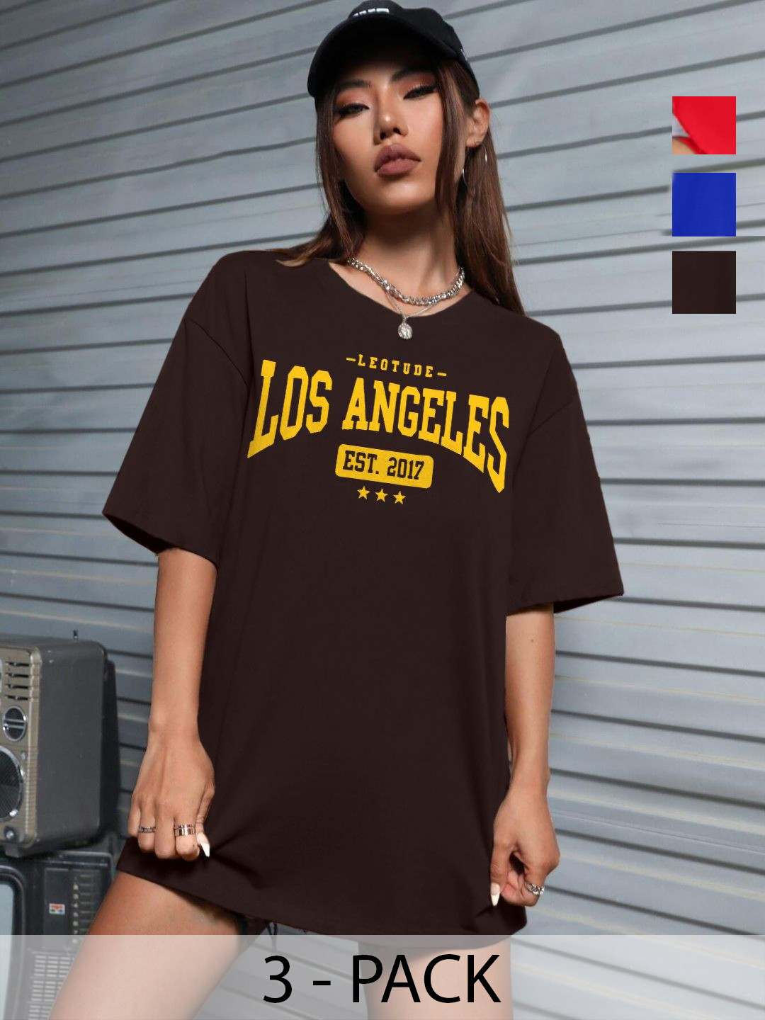 Buy Leotude Women 3 Printed T Shirt - Tshirts for Women 32887076 | Myntra