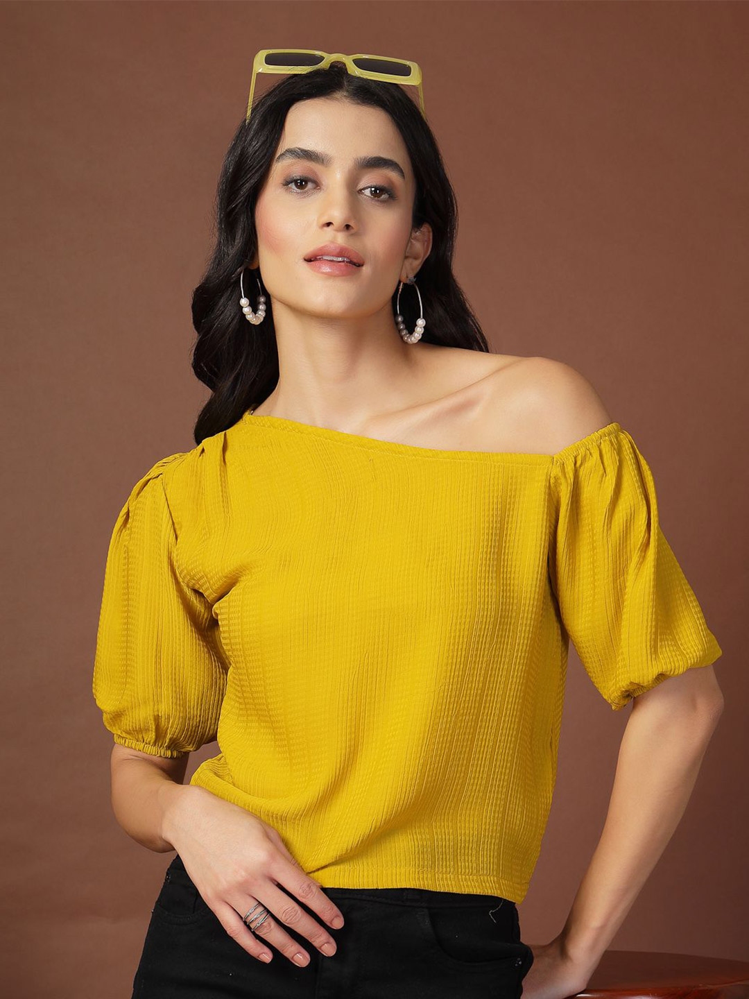 Buy KATLINE Off Shoulder Top - Tops for Women 32860283 | Myntra