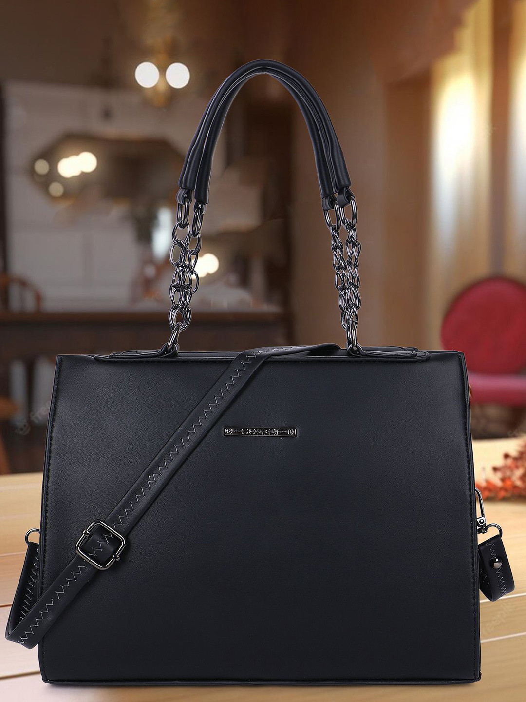 Buy LADY QUINTON PU Structured Handheld Bag With Quilted - Handbags for ...