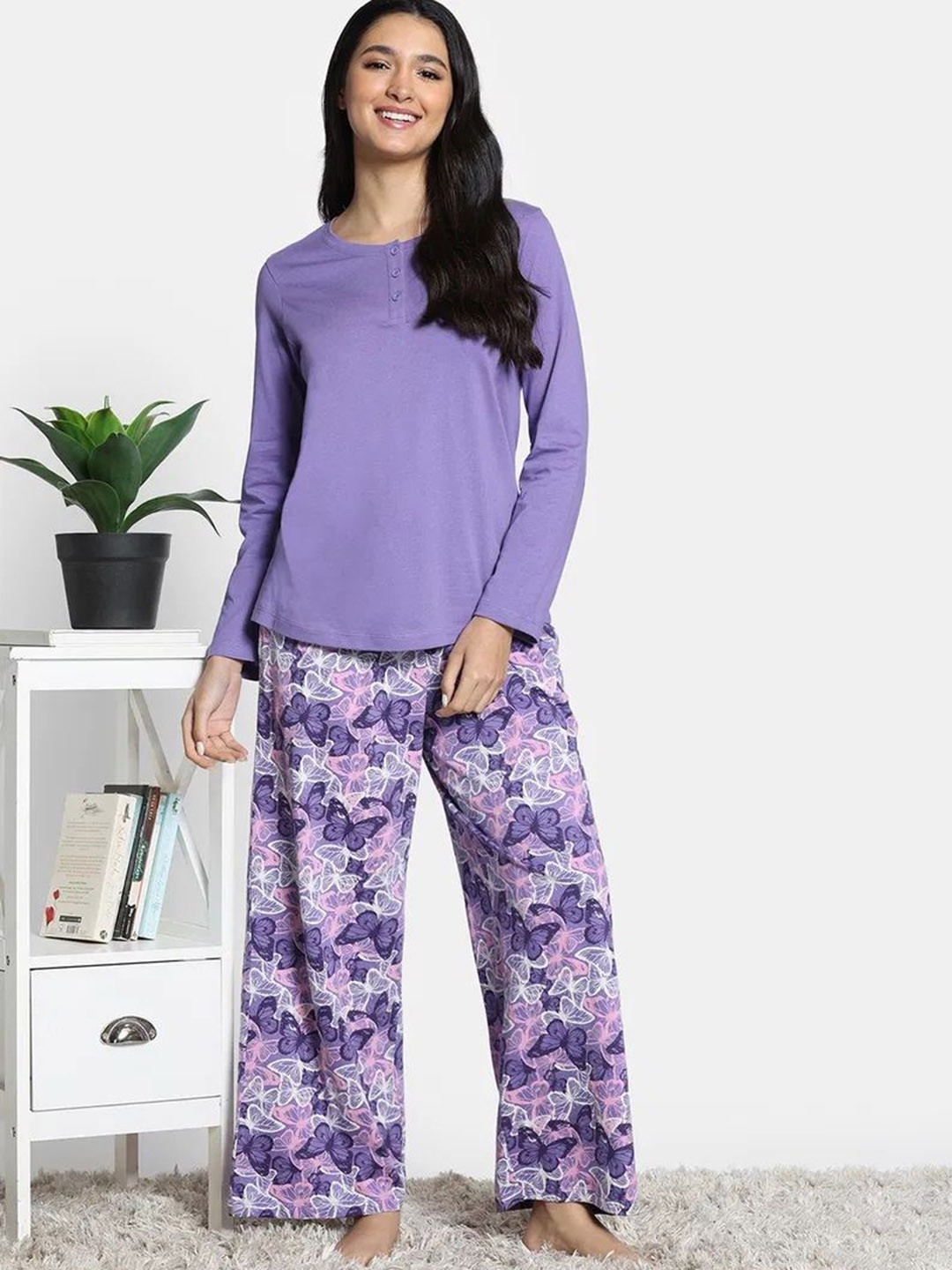 Buy Zivame Women Printed Night Suit - Night Suits for Women 32869244 ...