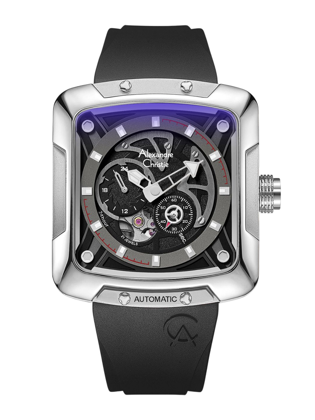 Buy Alexandre Christie Men Dial & Straps Analogue Automatic Watch ...