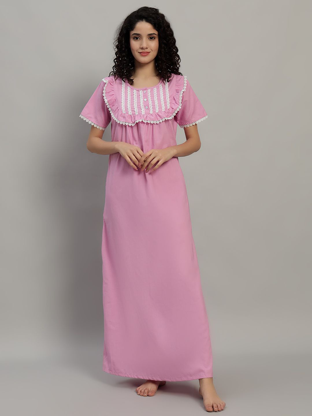 Buy SEPHANI Maxi Nightdress - Nightdress for Women 32912752 | Myntra