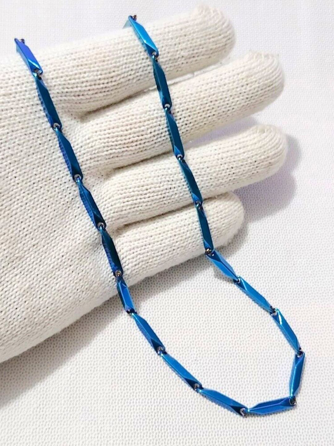 Buy The Roadster Lifestyle Co Men Classic Stainless Steel Rice Chain ...