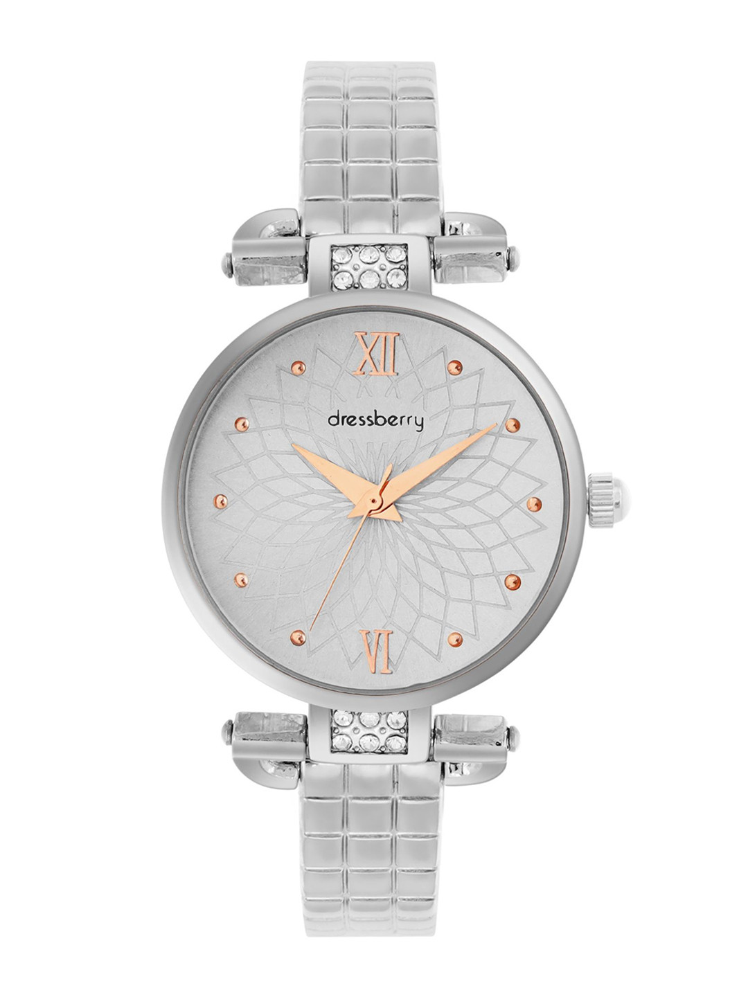 Buy DressBerry Women Brass Embellished Dial & Wrap Around Straps ...