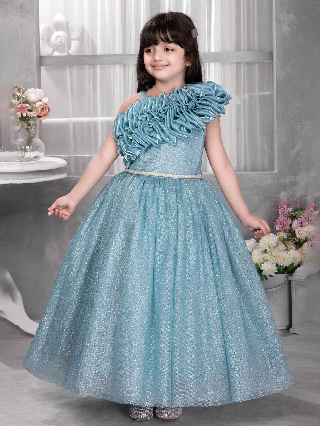 Buy Lagorii Embellished Net Maxi Dress - Dresses for Girls 32968107 ...
