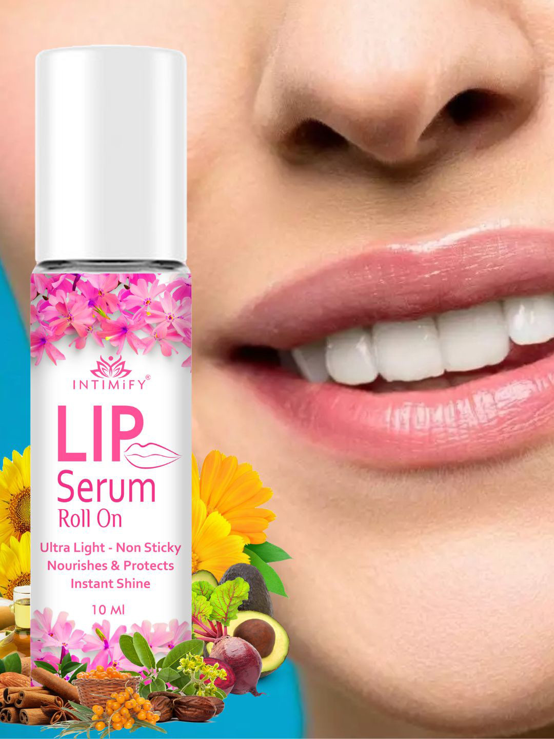 Buy INTIMIFY Gloss Lip Serum Roll On 10 Ml - Lip Balm for Unisex ...