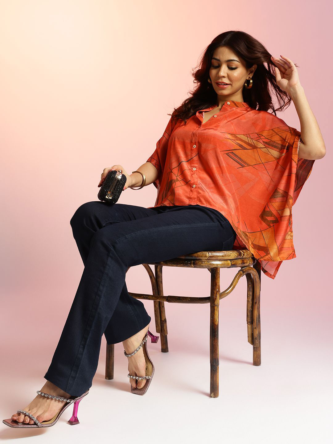 Buy Navyasa By Liva Ethnic Motifs Print Liva Maxi Dress - Dresses for ...