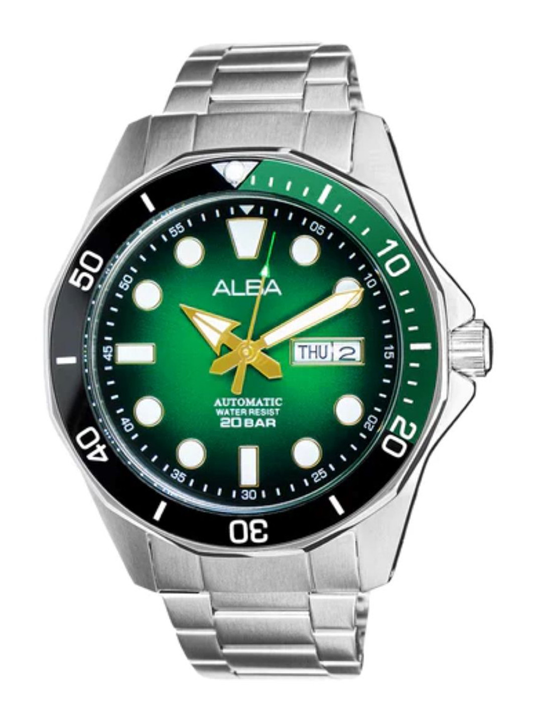 Buy ALBA Green Black Gradation Dial Watch AL4537X1 - Watches for Men ...