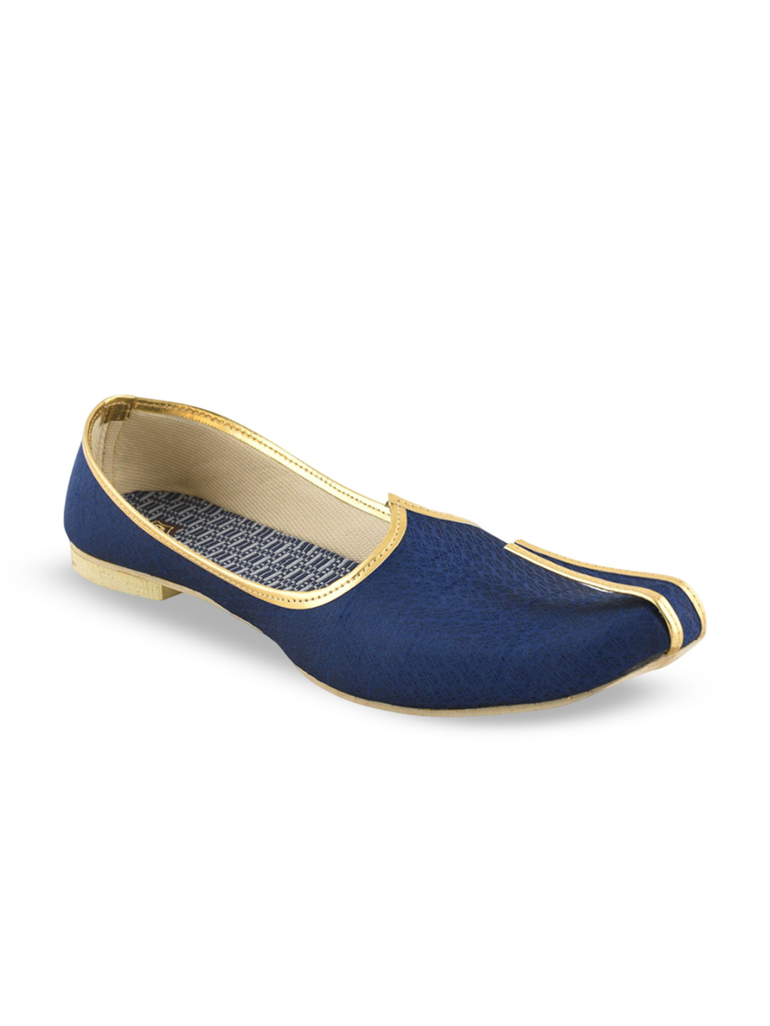 Buy Manyavar Men Jacquard Ethnic Juti Mojaris - Casual Shoes for Men ...