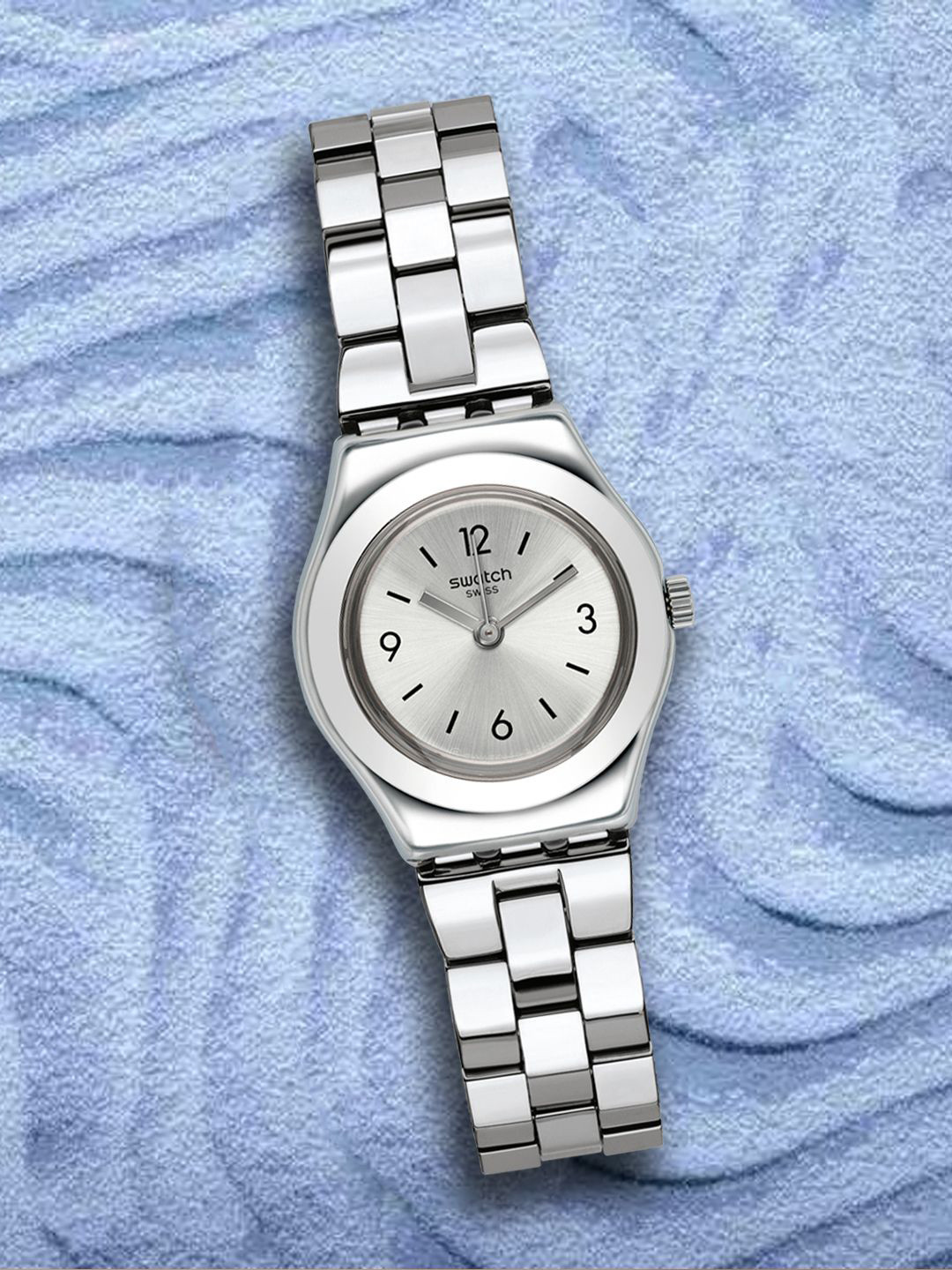Buy Swatch Women Dial & Stainless Steel Bracelet Style Straps Watch ...