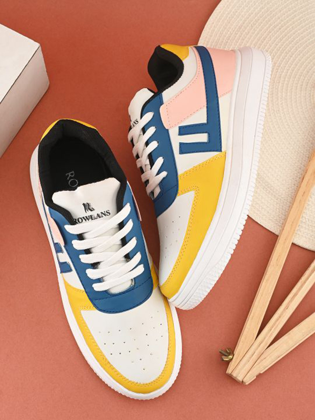 Buy Rowlans Men Colourblocked Sneakers - Casual Shoes for Men 32663570 ...
