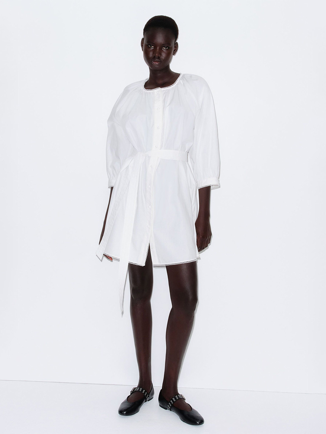 Buy H&M Picot Trimmed Dress - Dresses for Women 32675994 | Myntra