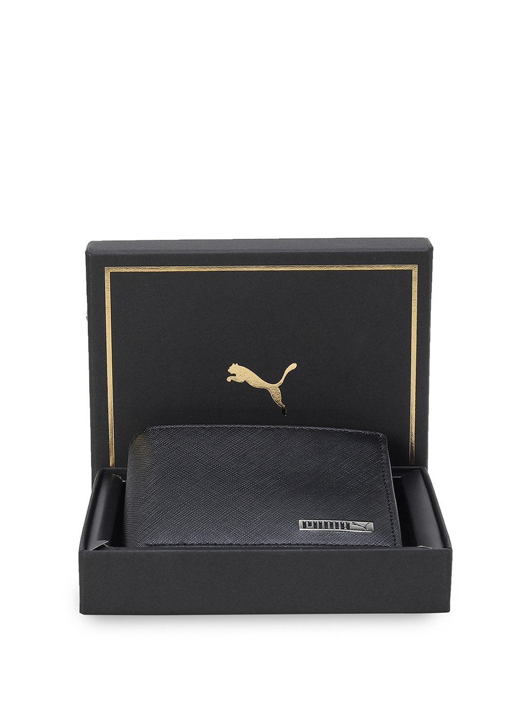 Buy Puma Unisex Brand Logo Printed Leather Embossed Wallet - Wallets ...