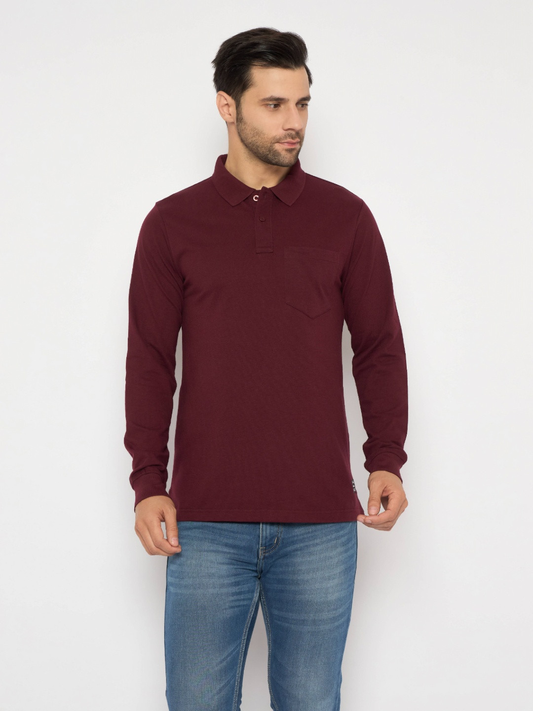 Buy NEVA Men Solid Polo Collar Cotton T Shirt - Tshirts for Men 32686664 | Myntra