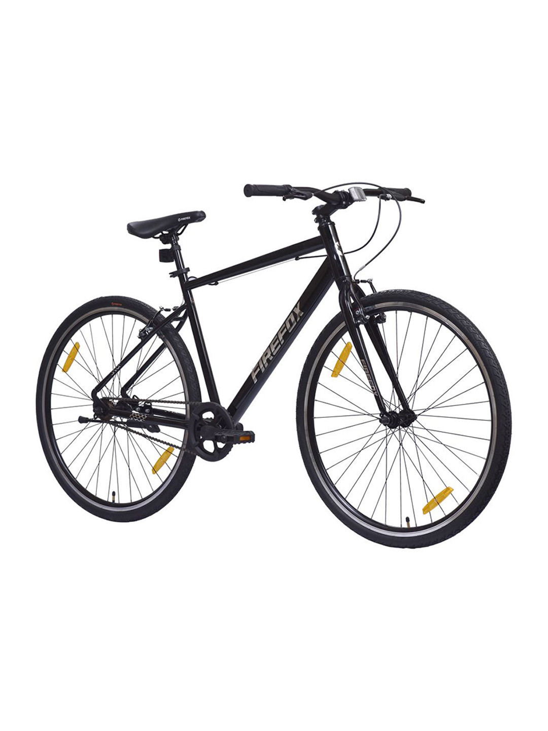 Buy FIREFOX Whiplash 700C Hybrid Black Single Speed Front Suspension 18 ...