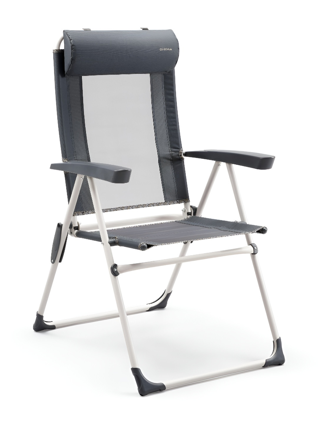 Buy Quechua By Decathlon Grey Camping Folding Chair - Outdoor Chairs ...
