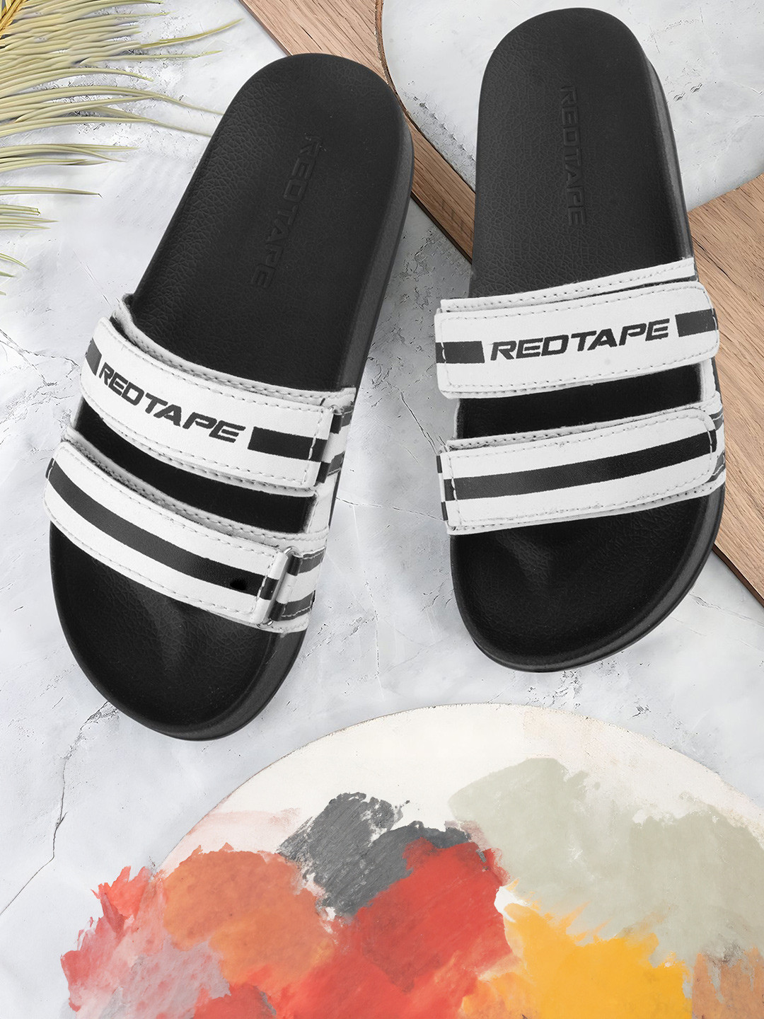 Buy Red Tape Women Printed Sliders - Flip Flops for Women 32280273 | Myntra