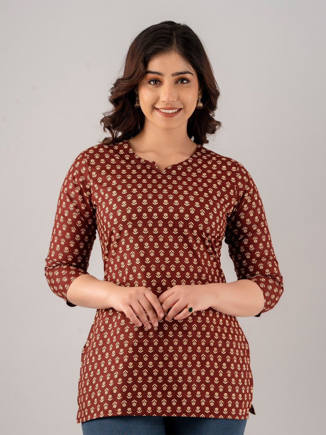 Buy GUNDIA FASHION Women Floral Printed Kurti - Kurtis for Women ...