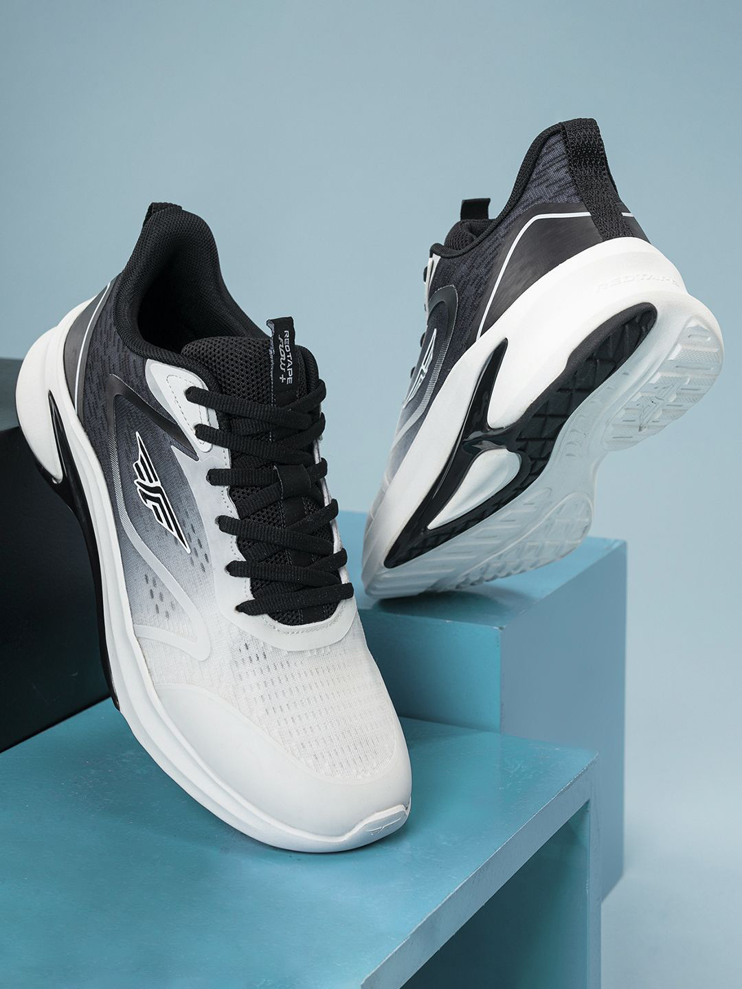 Buy Red Tape Men Urban Kicks Mesh Lace Ups Running Shoes - Sports Shoes ...